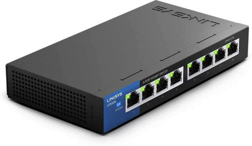 Köp Linksys LGS108 8-Port Gigabit Switch - Tele-Ha.se